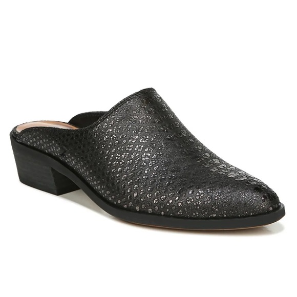 Zodiac | Shoes | Zodiac Quartz Black Embossed Mules Size 75 | Poshmark